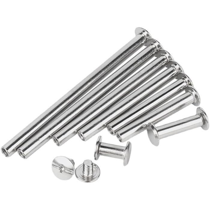 Chicago Vis Kit Vis À Tête Croix Ronde En Acier Inox Post Chicago ...