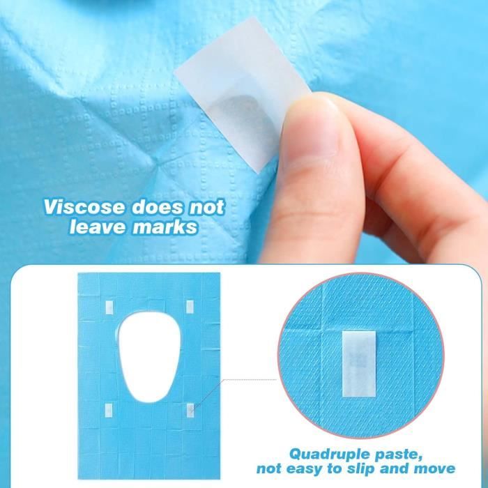 40 Pcs Protege Wc Jetable, Papier Protection Toilette Protection ...
