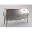 Commode Longue 3 Tiroirs Murano Argent AMADEUS - Cdiscount Maison