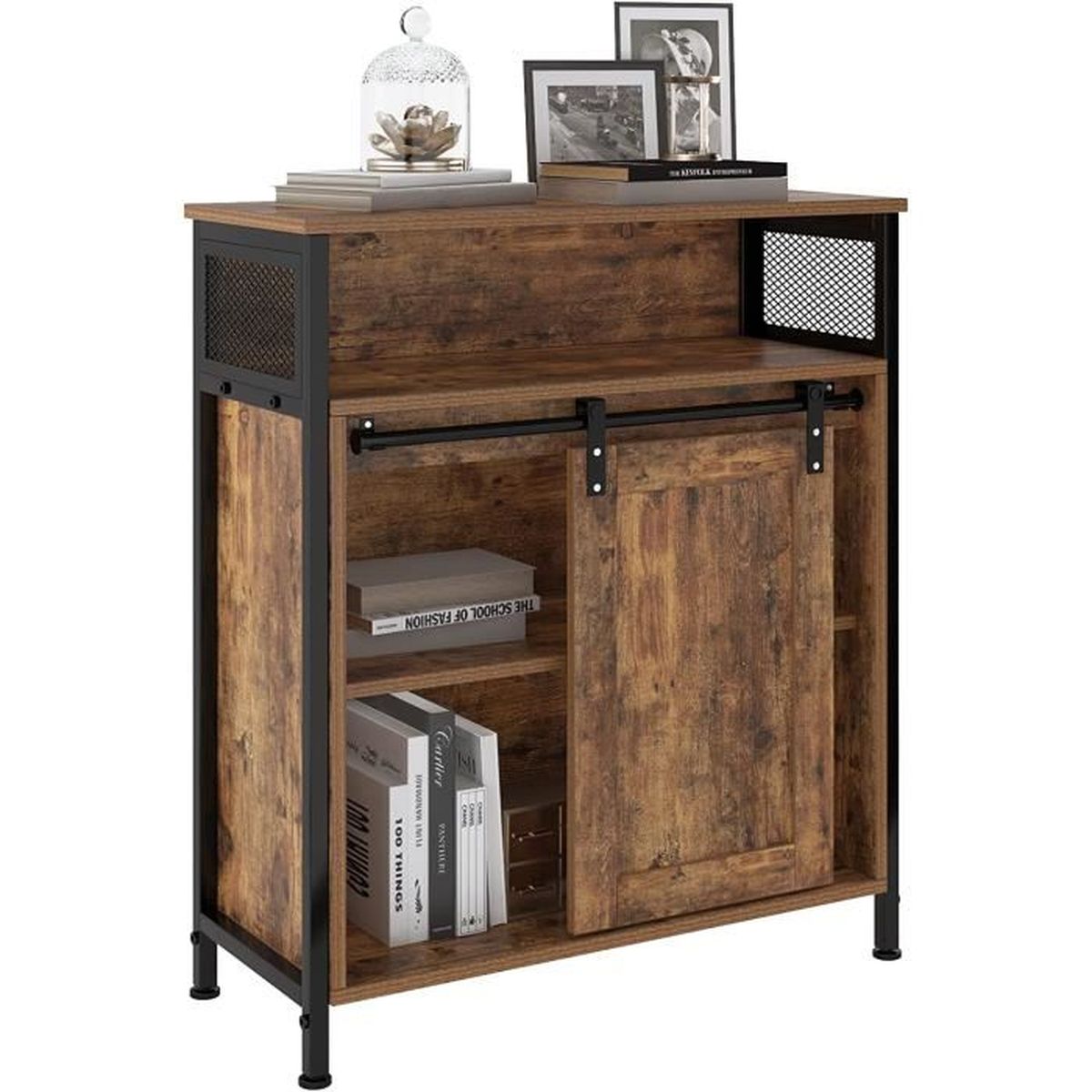SogesHome Meuble de Rangement, Buffet De Rangement Avec Portes ...