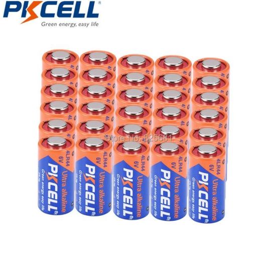 6V-piles primaires alcalines 6v, 30 pièces, 4LR44 476A 4A76 PX28A L1325 ...