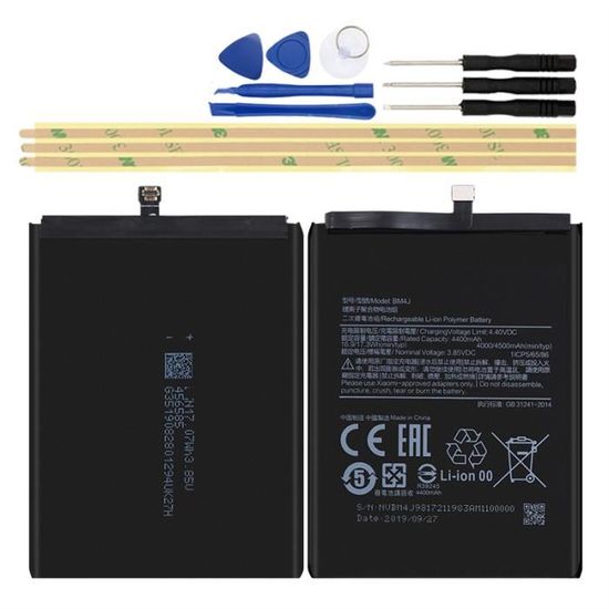 4500mAh BM4J Batterie Pour Xiaomi Redmi Note 8 Pro Batterie de ...