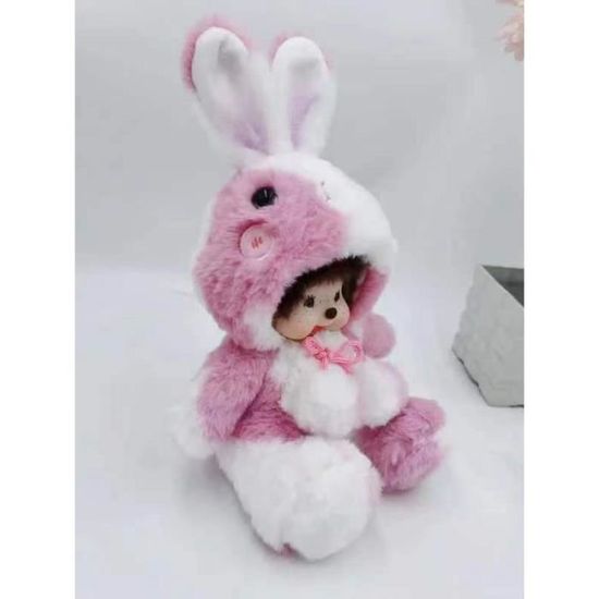 Lapin Bonnie Rose Blanc KIKI Doll Cartoon peluche in Stitch Costume ...