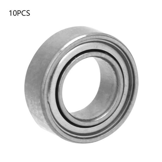 Qiilu Roulements à billes en acier 10 pièces MR Type roulements à ...