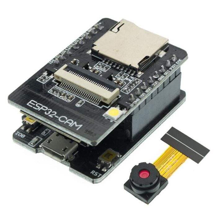 Module de caméra Micro USB CH340G ESP32-CAM-MB-ESP32-CAM OV2640 avec ...
