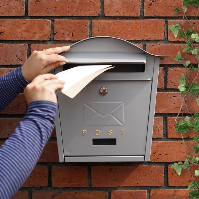 Acl Boîte Aux Lettres Murale Idéale Pour Sécuriser Les Lettres Et Les ...