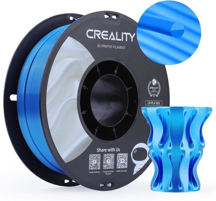 CR-Silk PLA Filament 1.75mm, 1KG Bobine Filament PLA en Texture ...