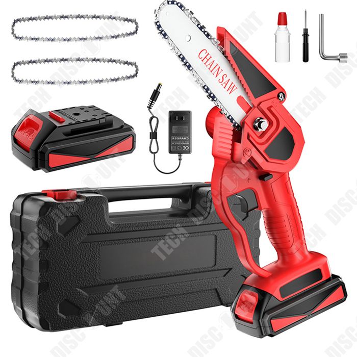 TD Mini scie à chaîne électrique tronçonneuse électrique haute ...
