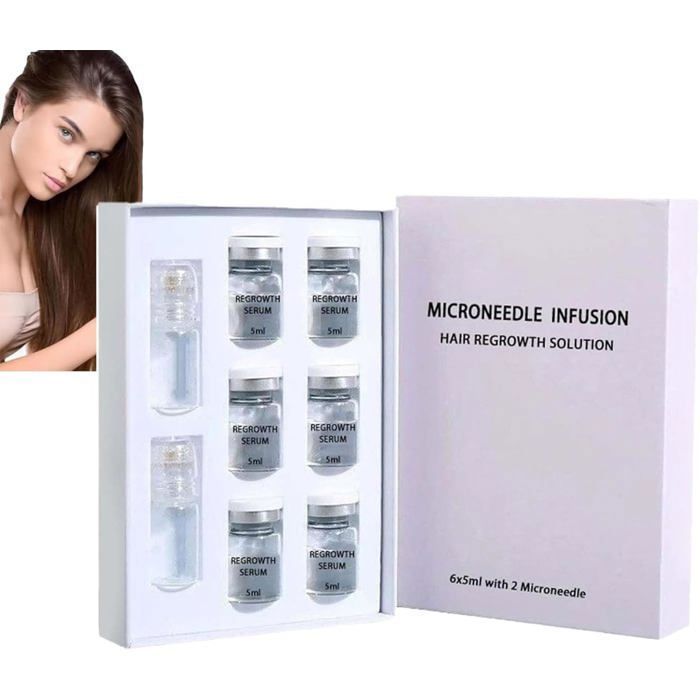 Système de repousse de cheveux,solution de perfusion micro-aiguille ...