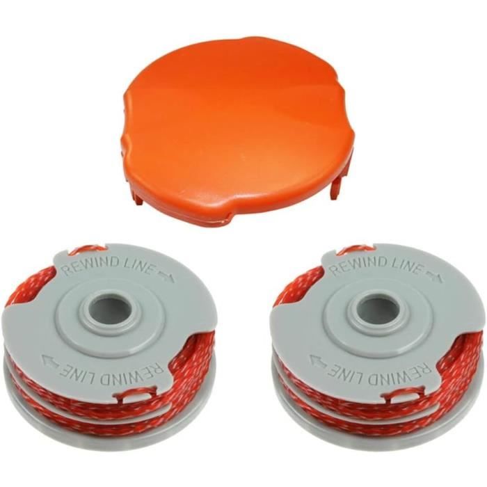 Ligne Et Couvercle Pour Débroussailleuse, 2 Bobines + 1 Capuchon Pour ...