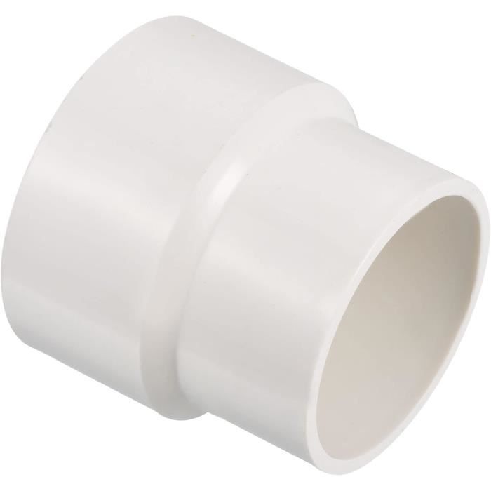 Pvc Réducteur Tuyau Raccord 75X63Mm,2 Paquet Droit Couplage Adaptateur ...