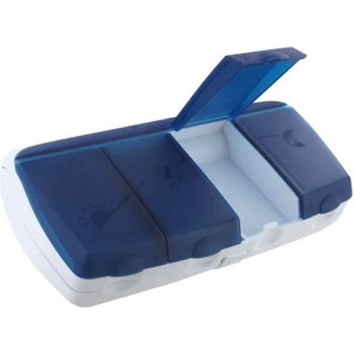 Pilbox Daily Pilulier Journalier Bleu - Cdiscount Santé - Mieux vivre