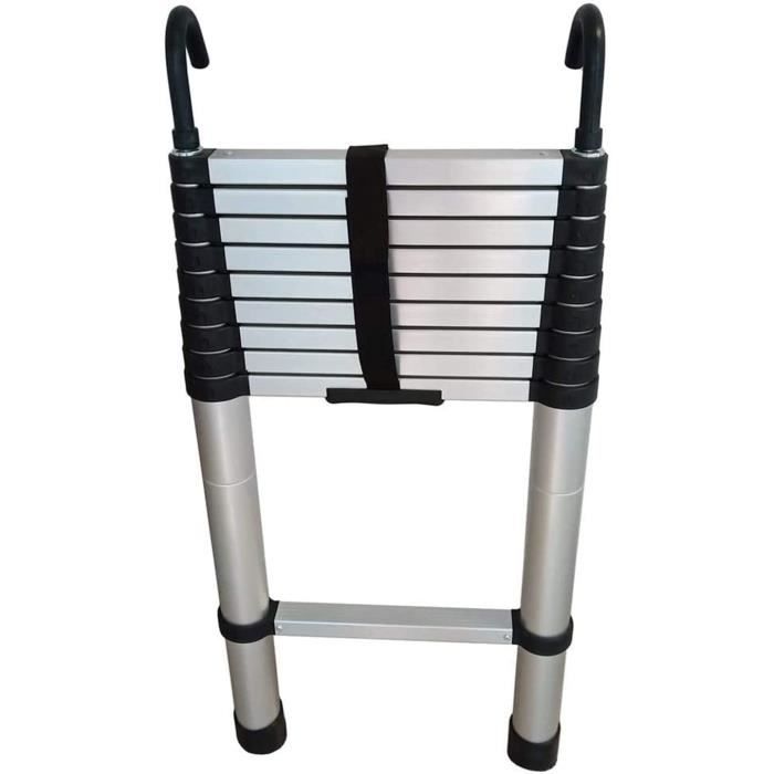 Escabeau multifonction en aluminium, échelle télescopique ...