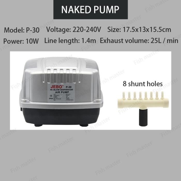 Aquarium,pompe à oxygène pour Aquarium P30 50 70 100 130,Mini compresseur d'air à faible bruit ...