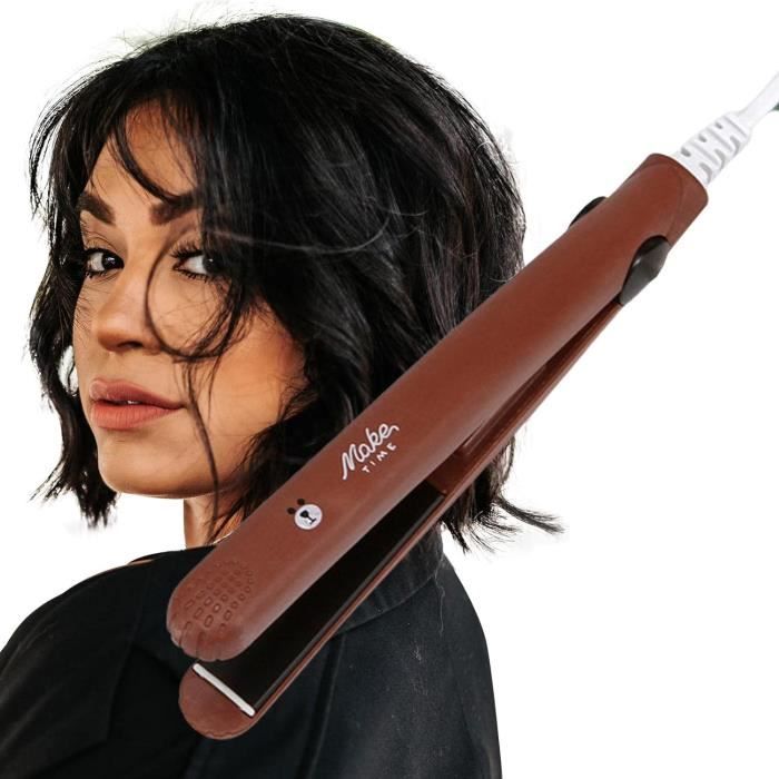 Mini Fer À Friser Bigoudis Pour Cheveux Courts Fer À Friser 2 En 1 Pour ...