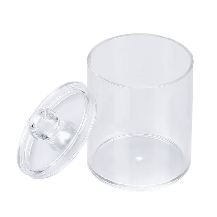 Boite de Rangement - FAFEICY - Coton-Tige - Acrylique Transparent - 7 ...