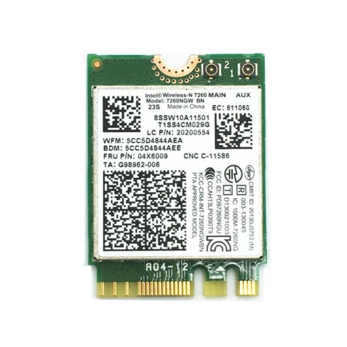 Carte WIFI + Bluetooth Intel W - Cdiscount Appareil Photo