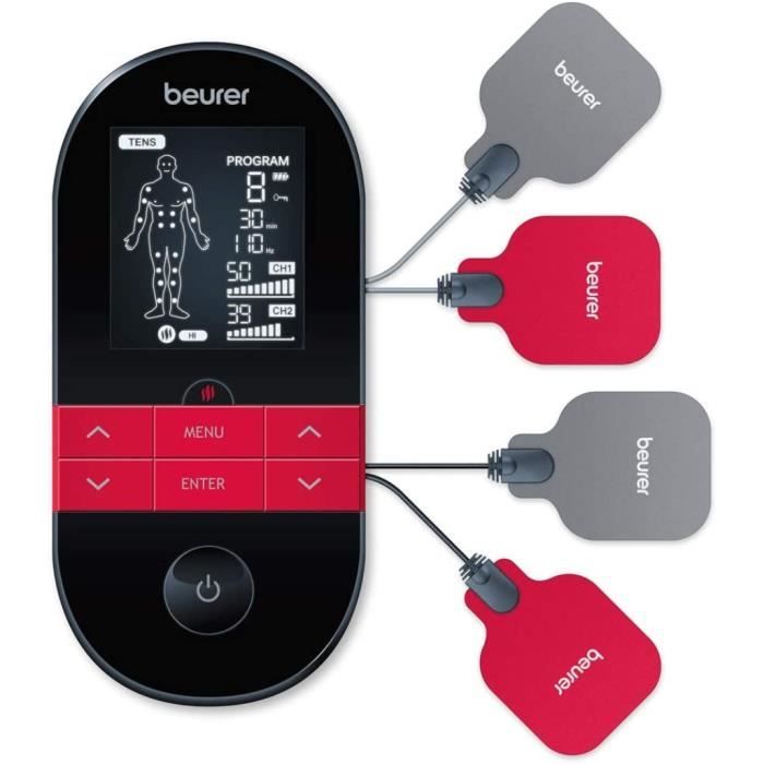 Appareil numérique TENS/EMS - Beurer - EM 59 - Stimulation électrique 4 ...