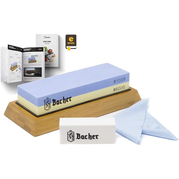 Pierre À Aiguiser Premium . Pierre À Affuter À Double Face, Grains 1000-6000 \ Aiguiseur Pour ...