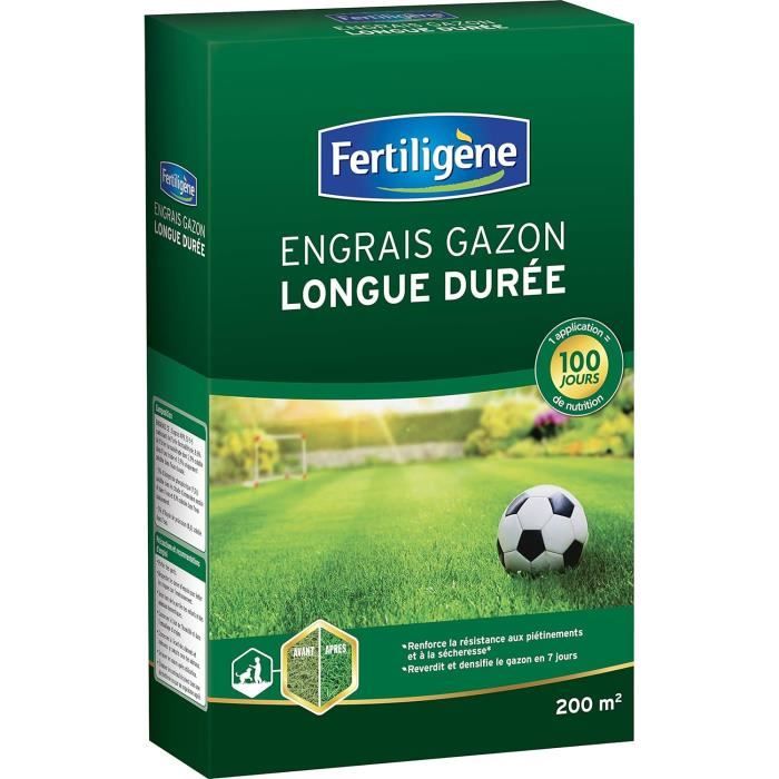 FERTILIGENE AM200N - Engrais Gazon Longue Durée 100 jours 4 kg ...