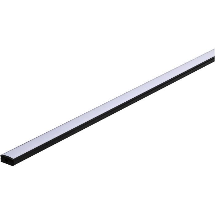 789.02 78902 Profilé Base Avec Diffuseur Blanc 1 M Canaux Led Noirs ...