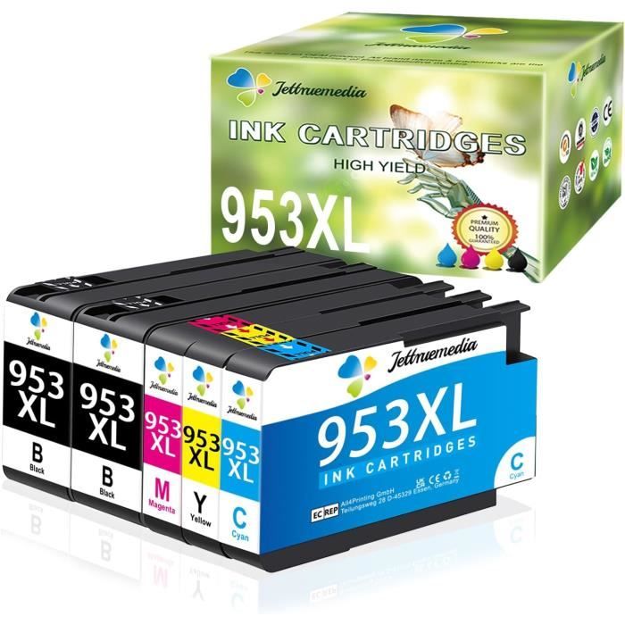 953xl 5 Pack Cartouche D Encre De Compatible Pour Hp 953 Xl Multipack