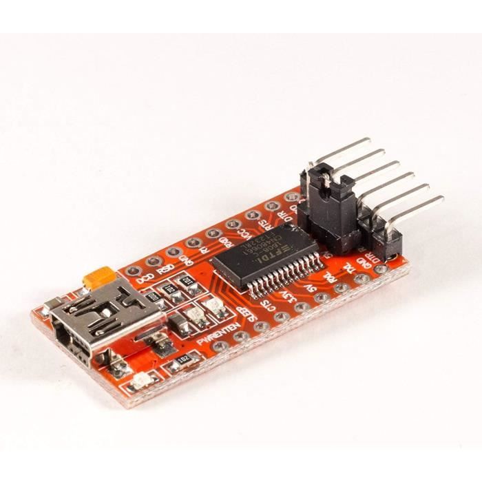 Ftdi Adaptateur Ft232Rl Usb A Ttl Série Pour 3.3 V Et 5 V Pour Arduino ...