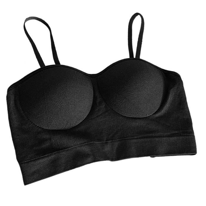 Zerodis Top Tube Spaghetti Bretelles Réglables Dos Ouvert légant ...