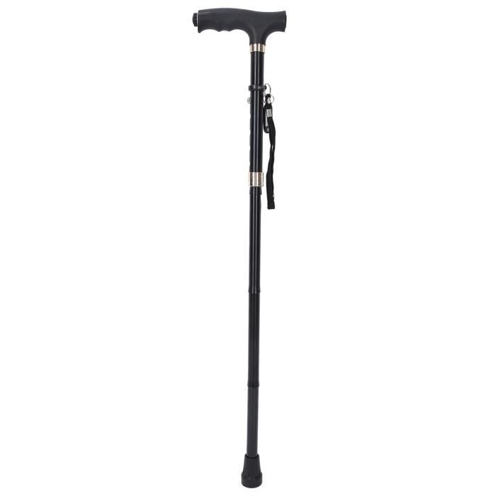 EJ.life Canne pliable Canne de marche pliable pour personnes gées Canne ...