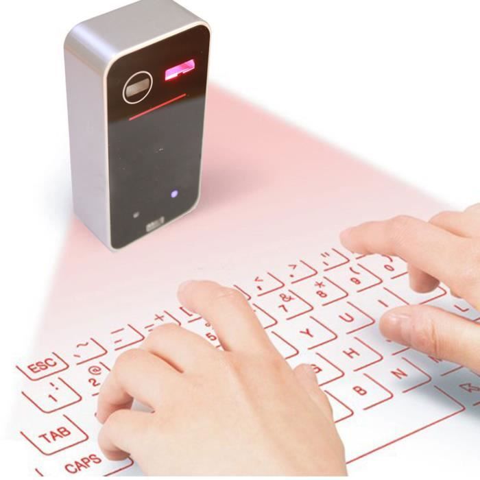 Clavier de projection Bluetooth, clavier de projection virtuel laser ...