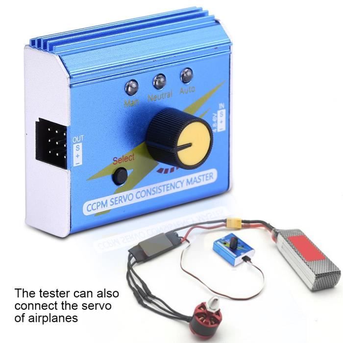 ZER-Digital Consistency Tester,CCPM Servo Consistency Master Motor ...