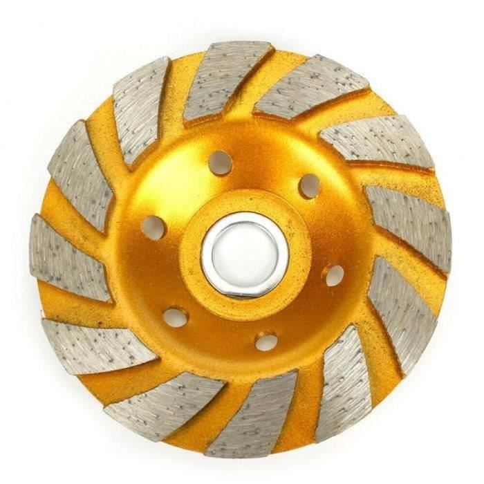 MEULE D'AFFUTAGE Yellow 150mm 6inch -100-125-150-180mm diamant disque ...