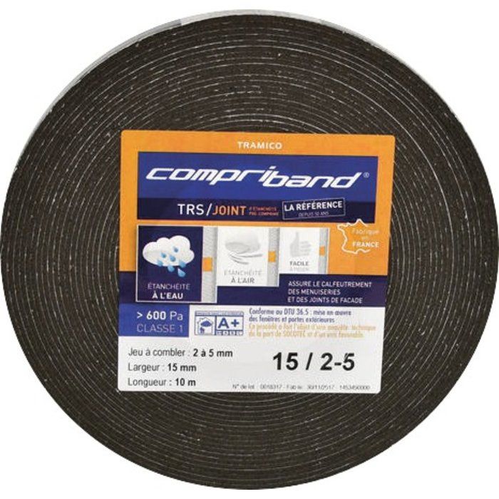 Joint mousse polyuréthane - 15 mm - 10 m - Compriband trs - Tramico ...