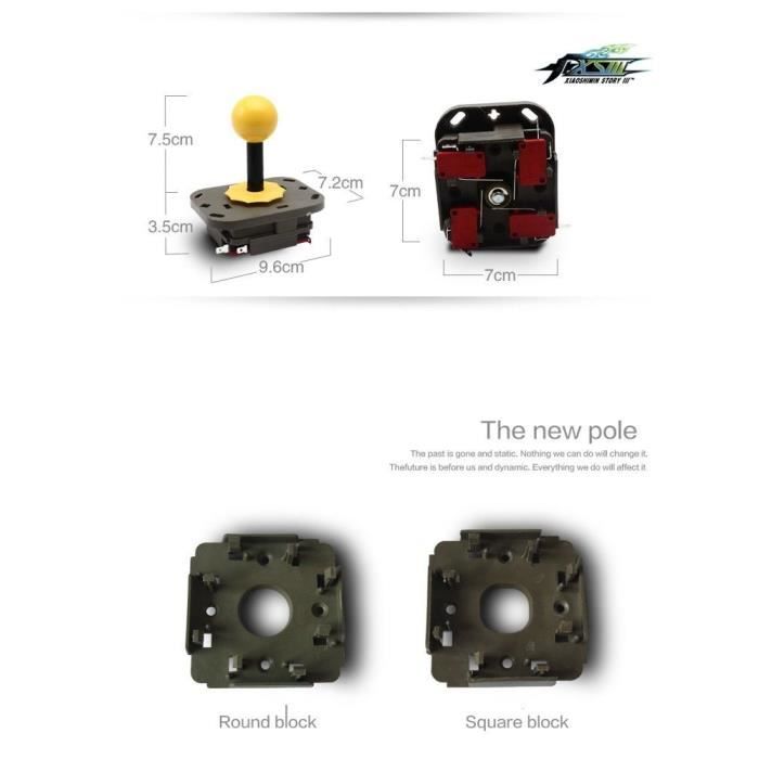 Arcade Joystick Console Stick Usb PC Rocker Kof Street Fighter Et Jeu ...