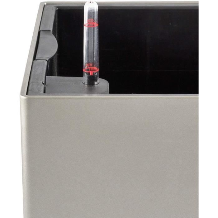 ® Ecosystem Pot de Fleur Carré - Pot de Fleur avec Système d'Irrigation ...