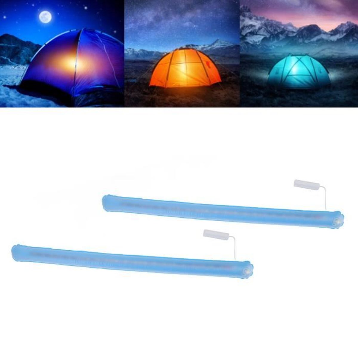 PAL - Bâton lumineux à LED Camping Glowing Stick Light Set Pliable ...