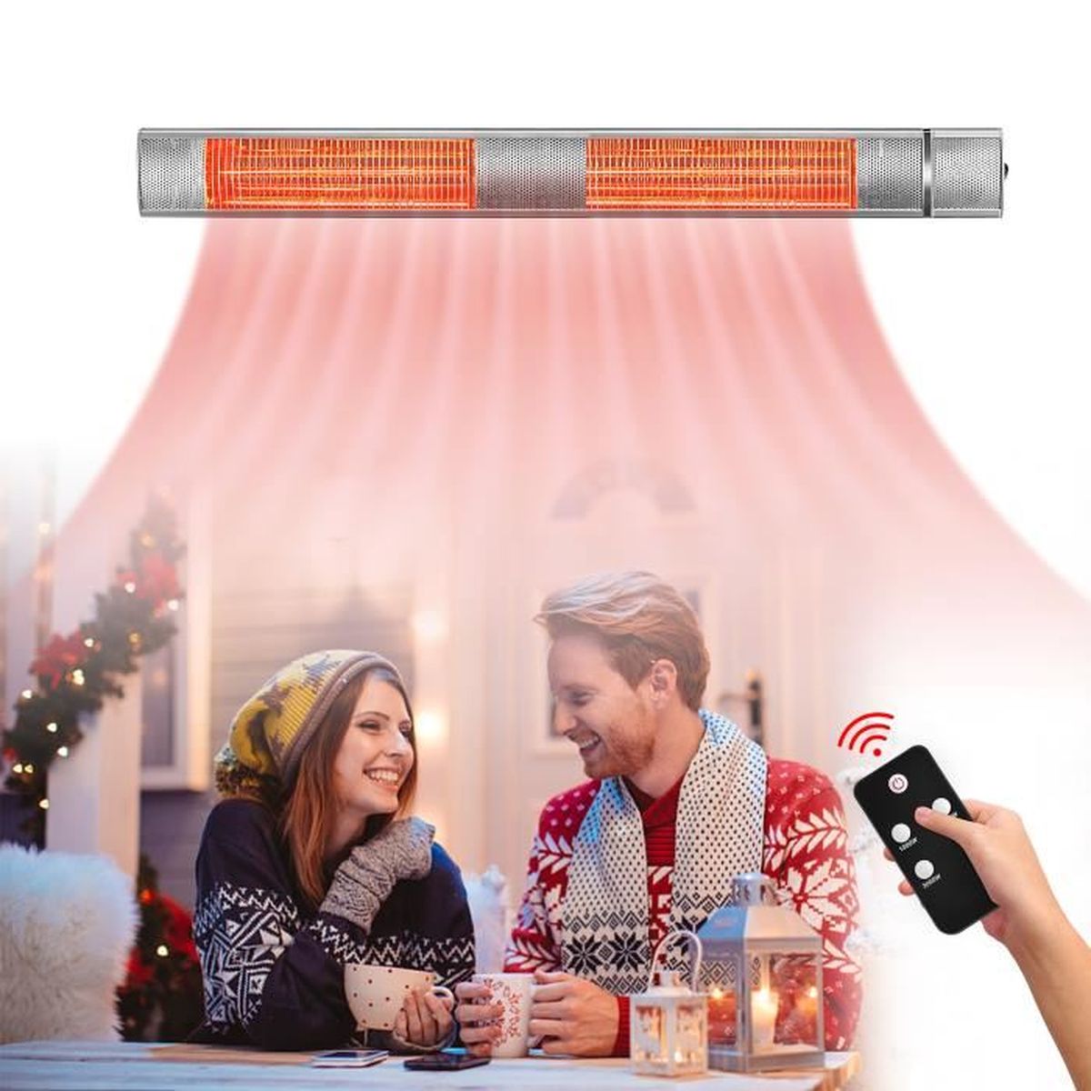 YRHOME Chauffage infrarouge 3000w Chauffage infrarouge avec ...