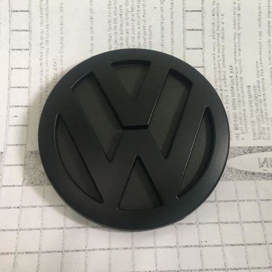 1pc Insigne logo emblème arrière coffre noir mat pour Volkswagen VW ...