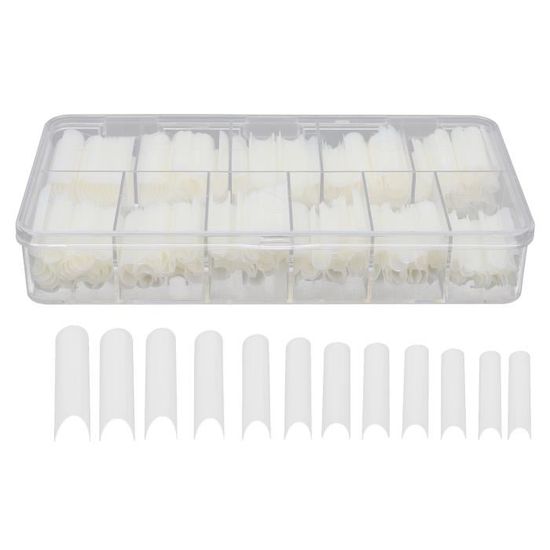 Faux ongles en forme de U extra longs - EBTOOLS - 360pcs avec boîte ...
