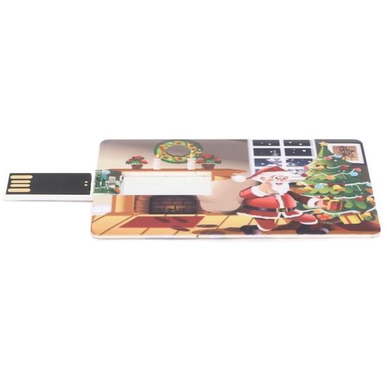 Fdit Clés USB Clé USB USB2.0 Mignon Drôle Père Noël Memory Stick ...