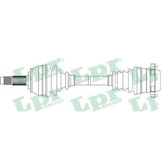 LPR Arbre de transmission DS20179 - Cdiscount Auto