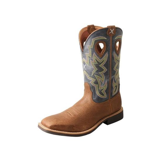 Botte Z9008 Top Grand Place à la main Toe Cowboy s - Peanut Distressed ...
