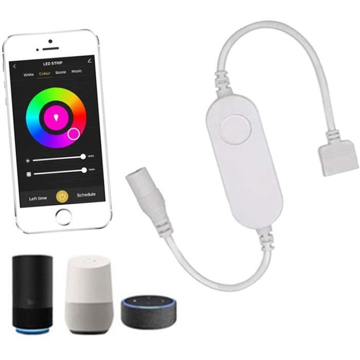 Zigbee led strip controller rgb dimmable compatible with echo tuya app ...