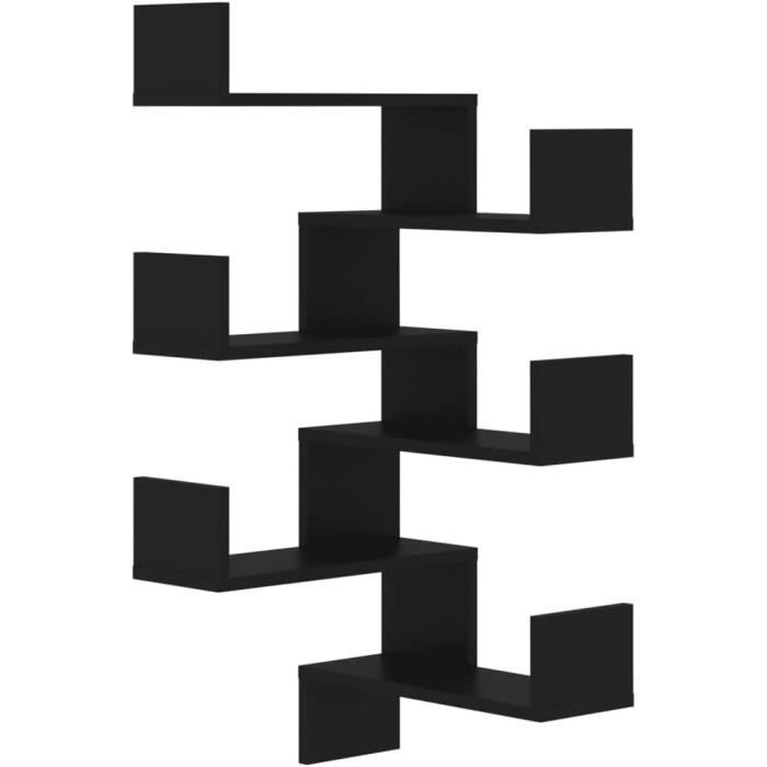 2X Etagères Murales D'Angle Etagères Flottantes Etagères Suspendues ...