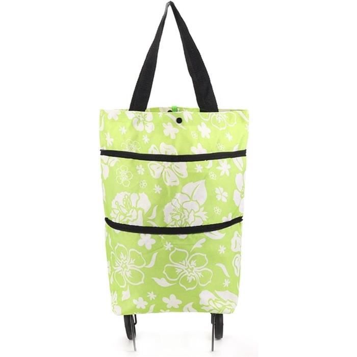 Chariot De Courses Sac De Caddie Pliant Sac De Chariot À Roue ...
