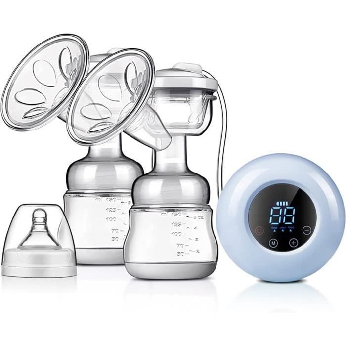 Tire-Lait Électrique Rechargeable Pompe du Sein 2-en-1 Pompe à Poitrine ...