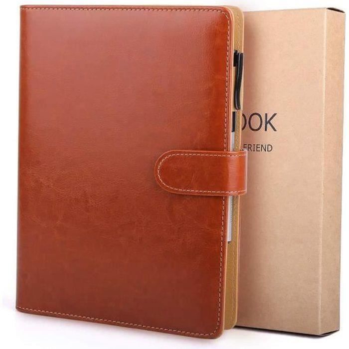 Carnet de notes A5 en cuir rechargeable Filofax - Conférencier exécutif ...
