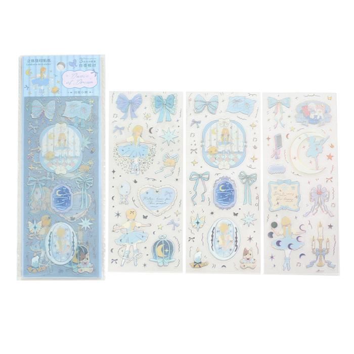 ETO- Stickers Mignons pour Planner avec 3 Feuilles - Scrapbooking ...