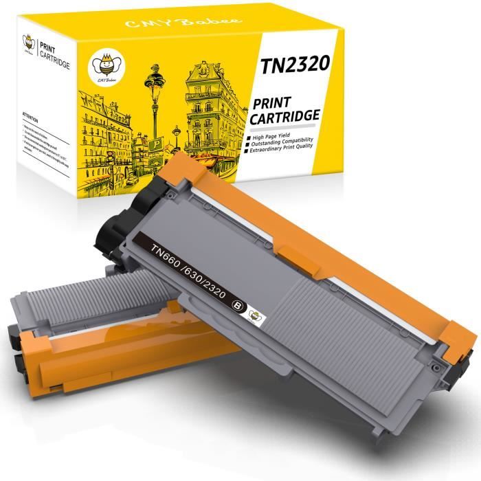 2 PACKS Toner compatible pour Brother TN2320 pour Brother MFC-L2680W ...