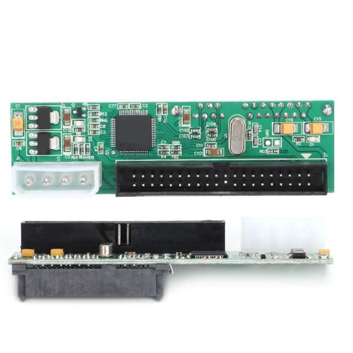 Adaptateur IDE vers SATA Adaptateur de disque dur Port IDE 40 broches ...